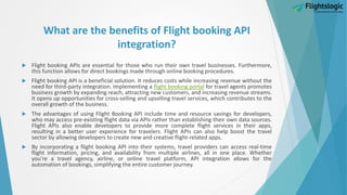 Flight Booking API Integration, Flight Booking API | PPT