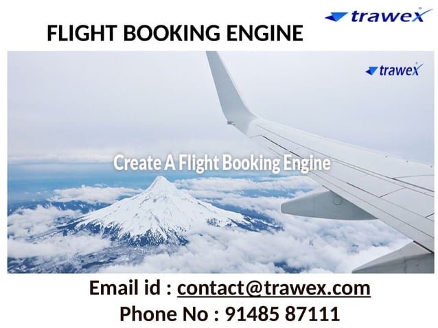 FLIGHT BOOKING ENGINE.AIRLINE RESERVATION SYSTEM | PPTX