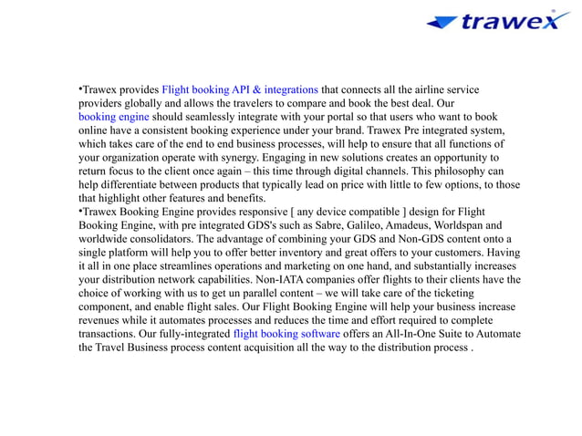 FLIGHT BOOKING ENGINE.AIRLINE RESERVATION SYSTEM | PPTX