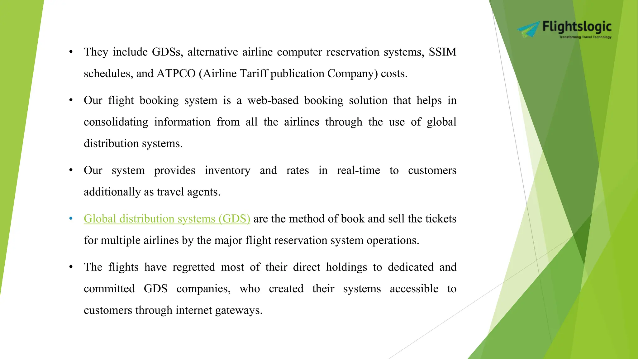 Flight Booking Software | PPTX