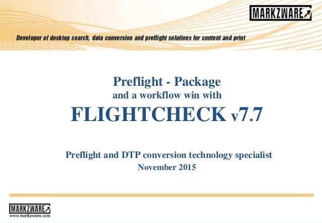 Flightcheck preflight - trinitylokasin
