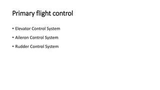 Flight control systems | PPTX