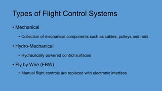 Flight control systems | PPTX