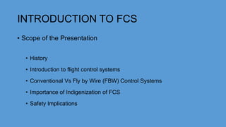 Flight control systems | PPTX