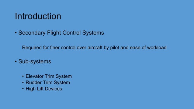 Flight control systems | PPTX | Air Travel | Travel Type