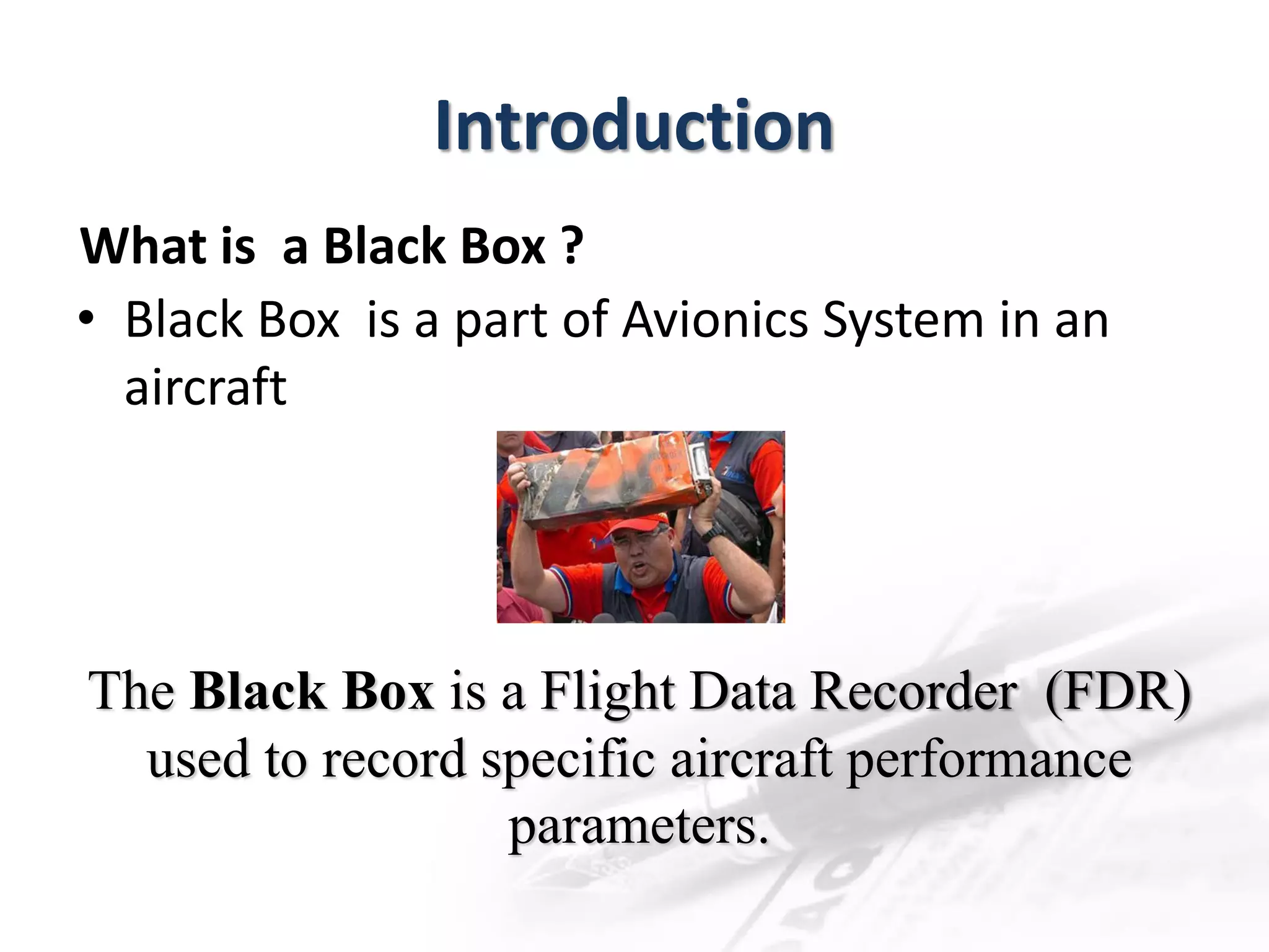Flight data analysis & black box | PDF