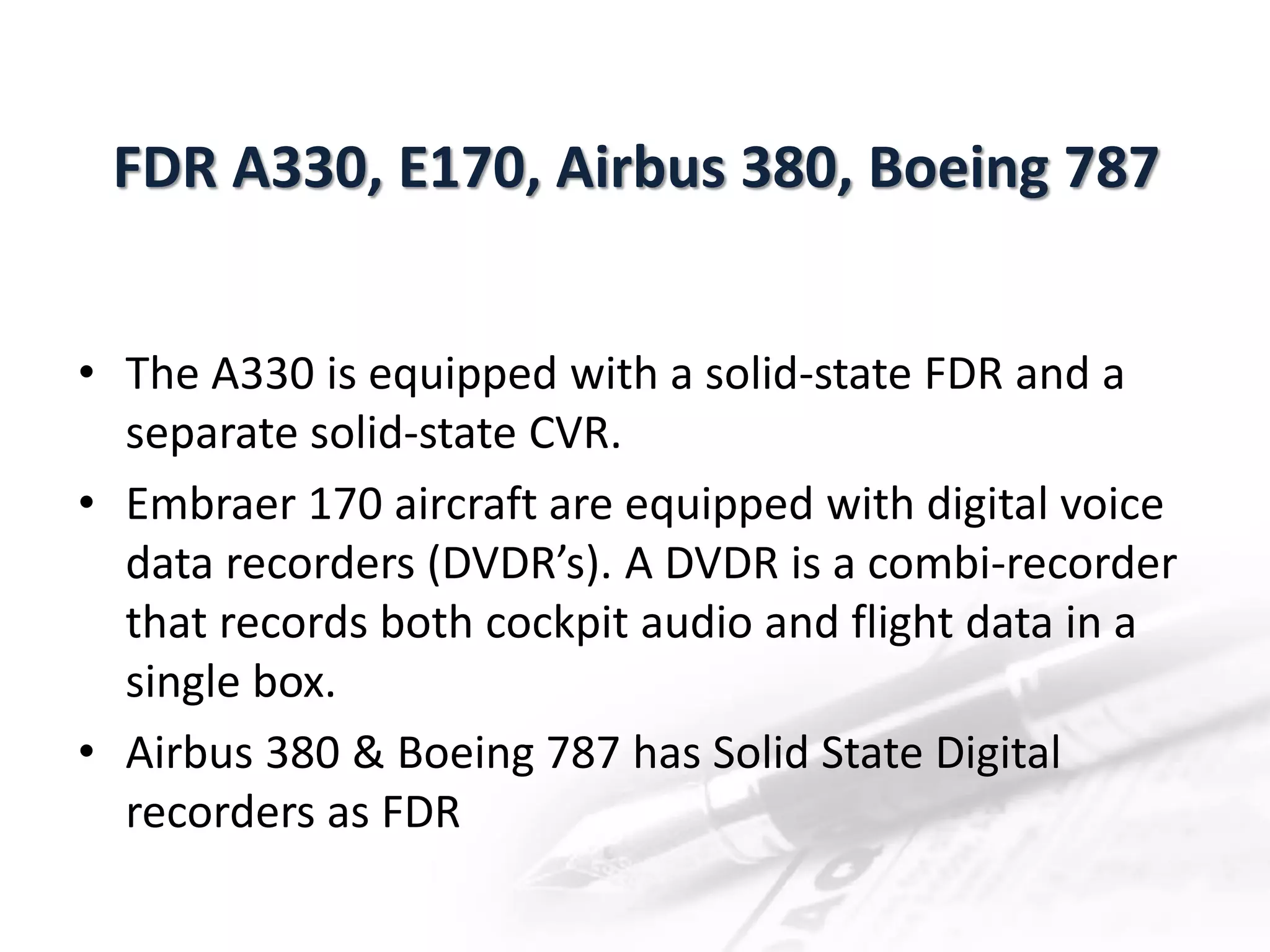 Flight data analysis & black box | PDF