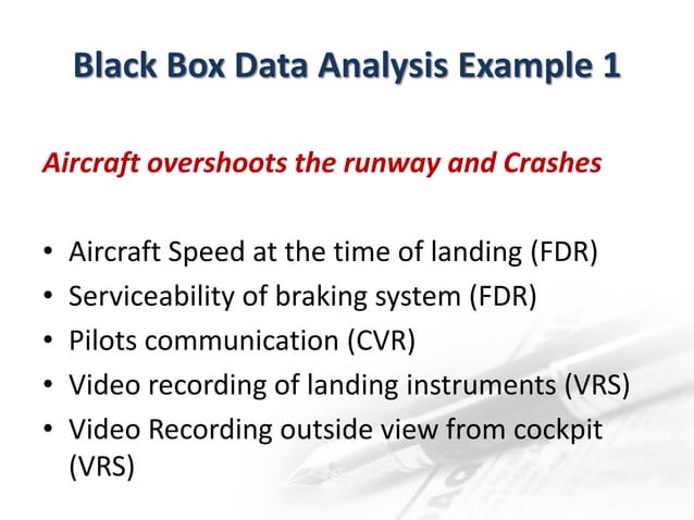 Flight data analysis & black box | PDF | Computer Peripherals | Computing