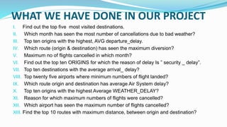 Flight data analysis using apache pig--------------Final Year Project | PPT