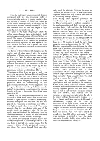 Flight delay detection data mining project | PDF