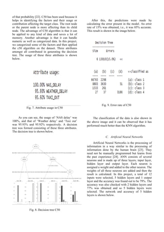 Flight delay detection data mining project | PDF