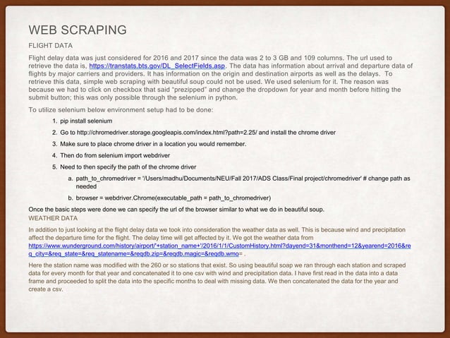 FlightDelayAnalysis | PPTX | Browsers | Computer Software and Applications