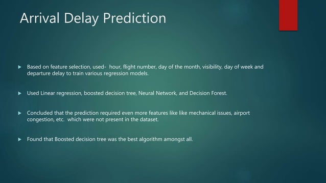 Flight Delay Prediction | PPTX