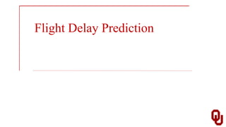 Flight delays and cancellations | PPTX