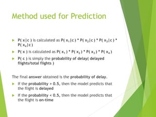 Flight departure delay prediction | PPTX