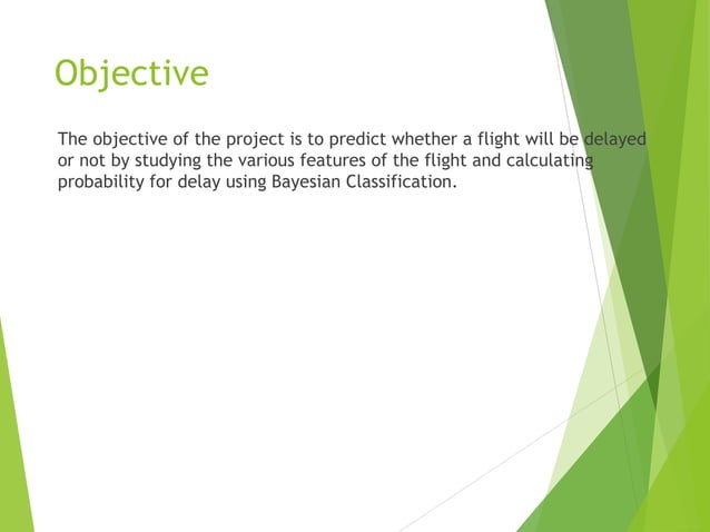 Flight departure delay prediction | PPTX