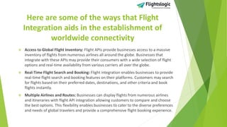 Flight Integration | PPT