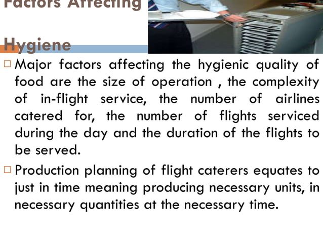 Flight kitchens | PPT | Air Travel | Travel Type