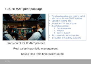 Flightmap Portfolio Management November 2013 | PPT