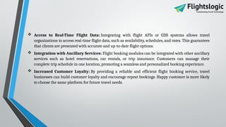 Flight Module | Airline Booking System Design | PPTX