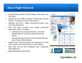 Flightnetwok ls sell sheet | PPT