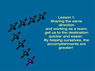 Flight Of Geese Team Work | PPS