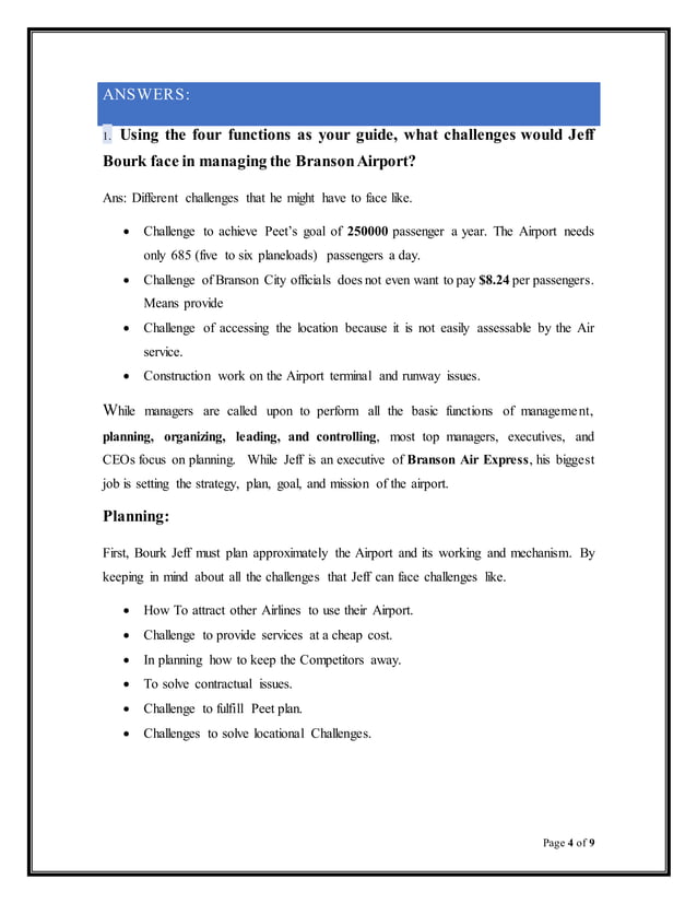 Case-Study: Flight plan | DOCX