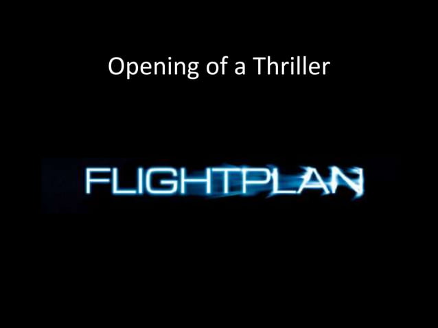 Flightplan powerpoint | PPT