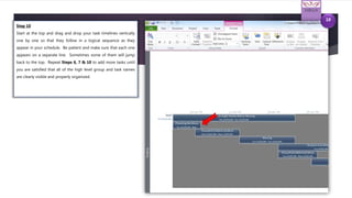 How to build a Project Flight Plan in Microsoft Project | PPTX