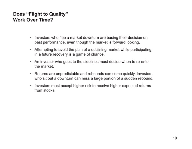 Flight to Quality | PPT