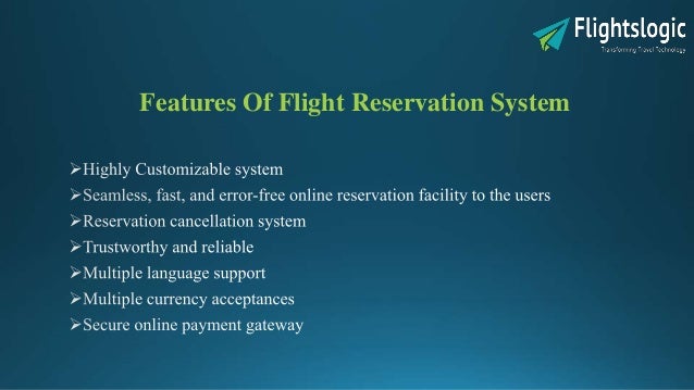 Flight Reservation System | PPTX | Air Travel | Travel Type