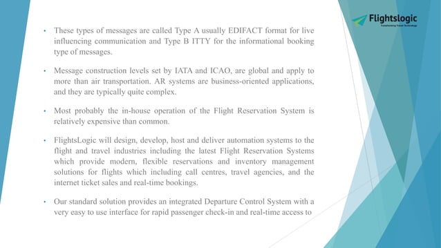 Flight Reservation System | PPTX