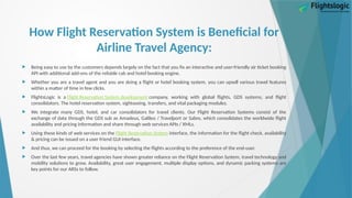 Flight Reservation System | Flight Reservation System | PPTX