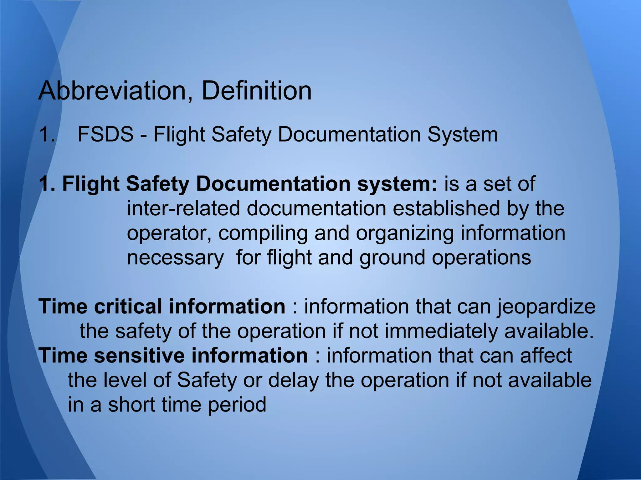Flight safety documentation system | PDF