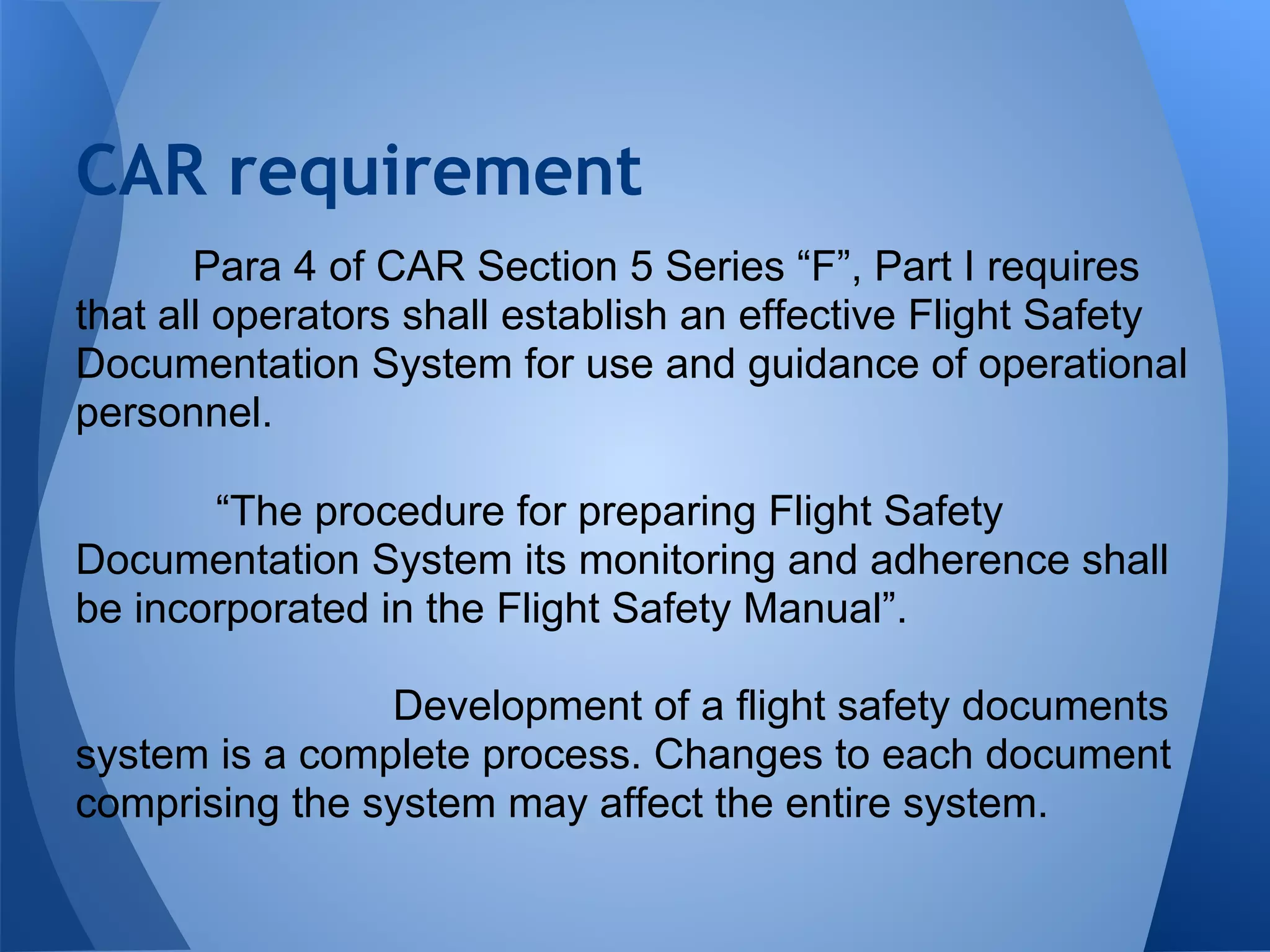 Flight safety doc system | PDF