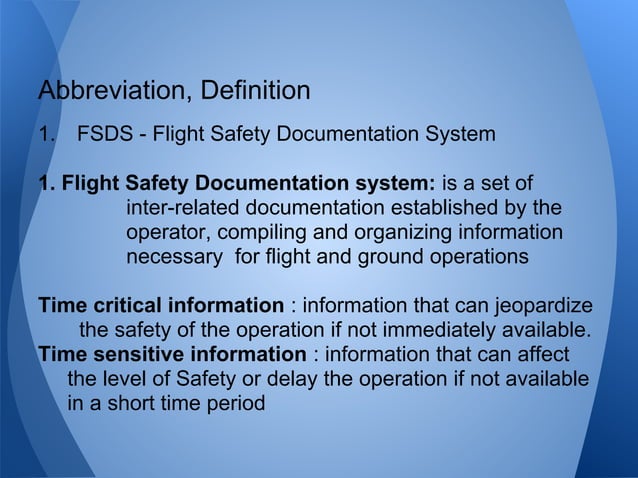 Flight safety doc system | PDF