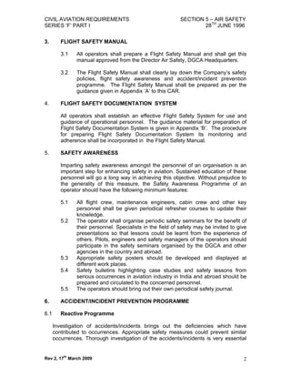 Flight safety documentation system | PDF