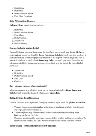 Delta Airlines Booking Process | PDF