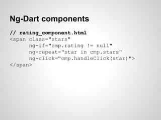Dart and AngularDart | PPT