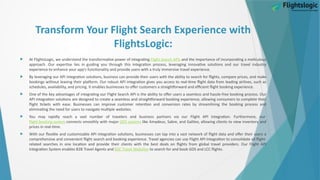 Flight Search API Integration | Flight Search API Integration | PPT