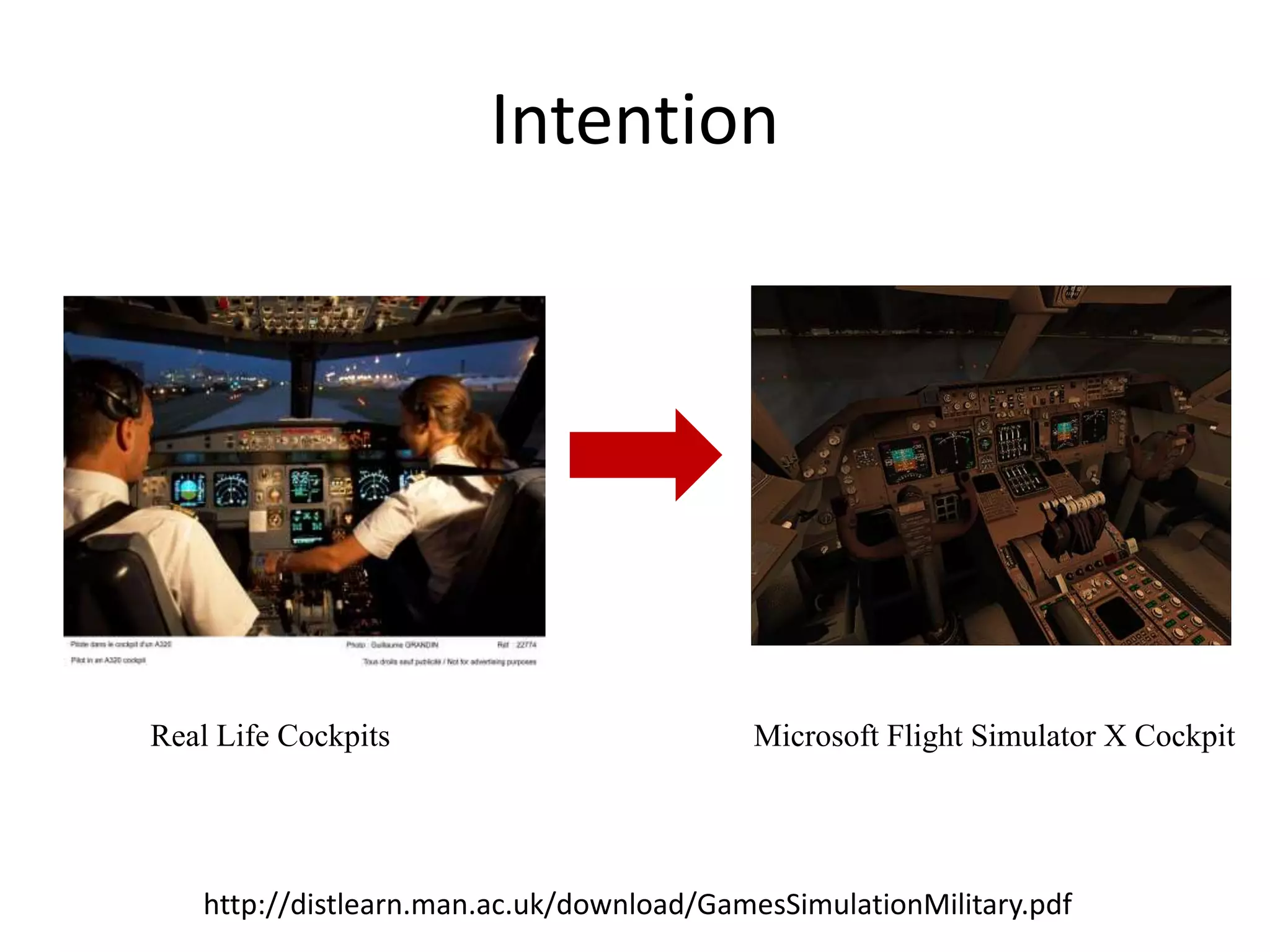 Flight simulator cockpit | PPT