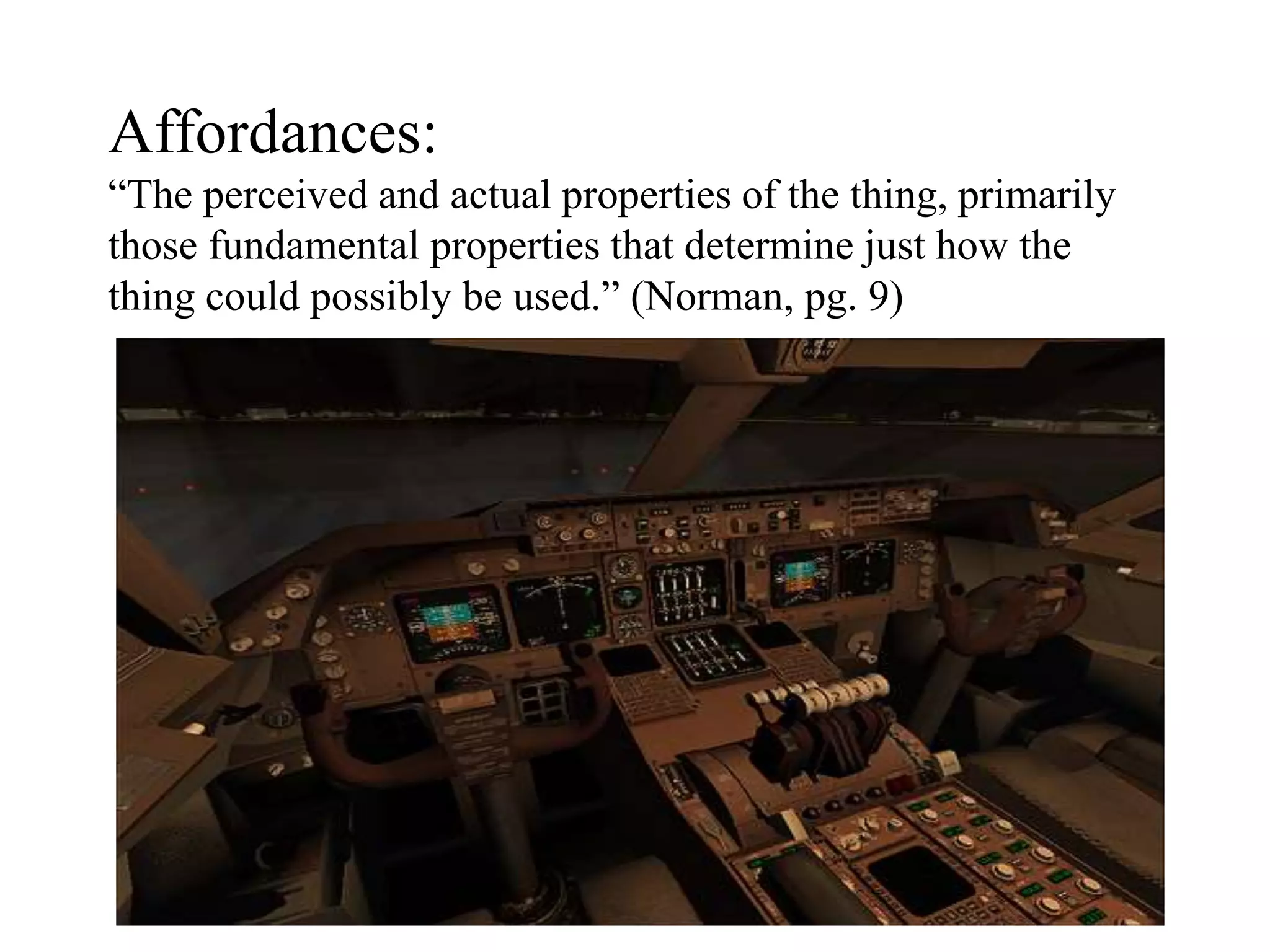Flight simulator cockpit | PPT