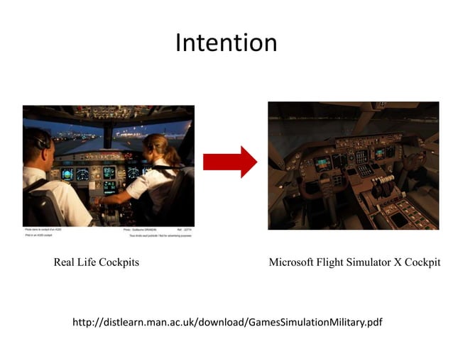 Flight simulator cockpit | PPT