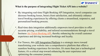 Flight Ticket API | PPT