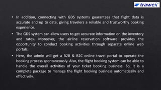 Flight Ticket Reservation System, Flight Booking Engine API | PPTX ...