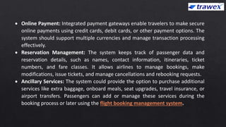 Flight Ticket Reservation System, Flight Booking Engine API | PPTX