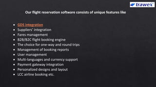 Flight Ticket Reservation System, Flight Booking Engine API | PPTX ...