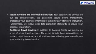 Flight Ticket Reservation System, Flight Booking Engine API | PPTX ...