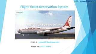 Flight Ticket Reservation System | PPT