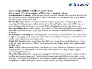 FLIGHT TICKET RESERVATION SYSTEM FLIGHT BOOKING ENGINE | PPTX
